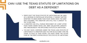 What Is The Statute Of Limitations On Debt In Texas?